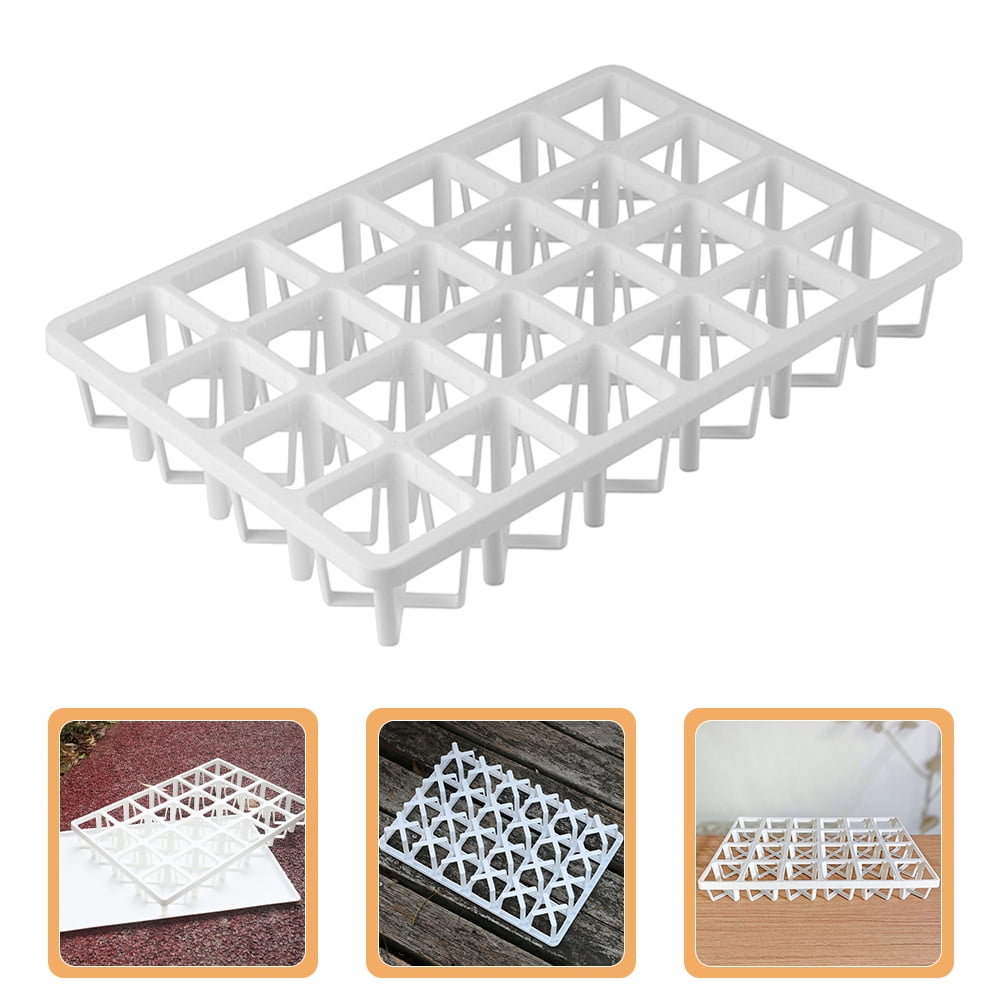 Sparsain 3 Pack Square Hole Flower Pot Storage Rack for Vegetable ...