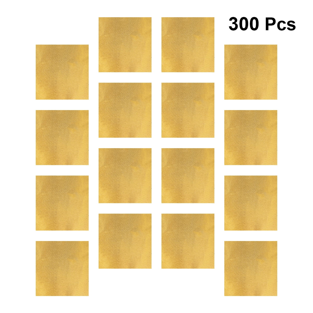 Sparsain 300 Sheets Food Grade Gold Aluminum Foil Wrapping Paper for ...
