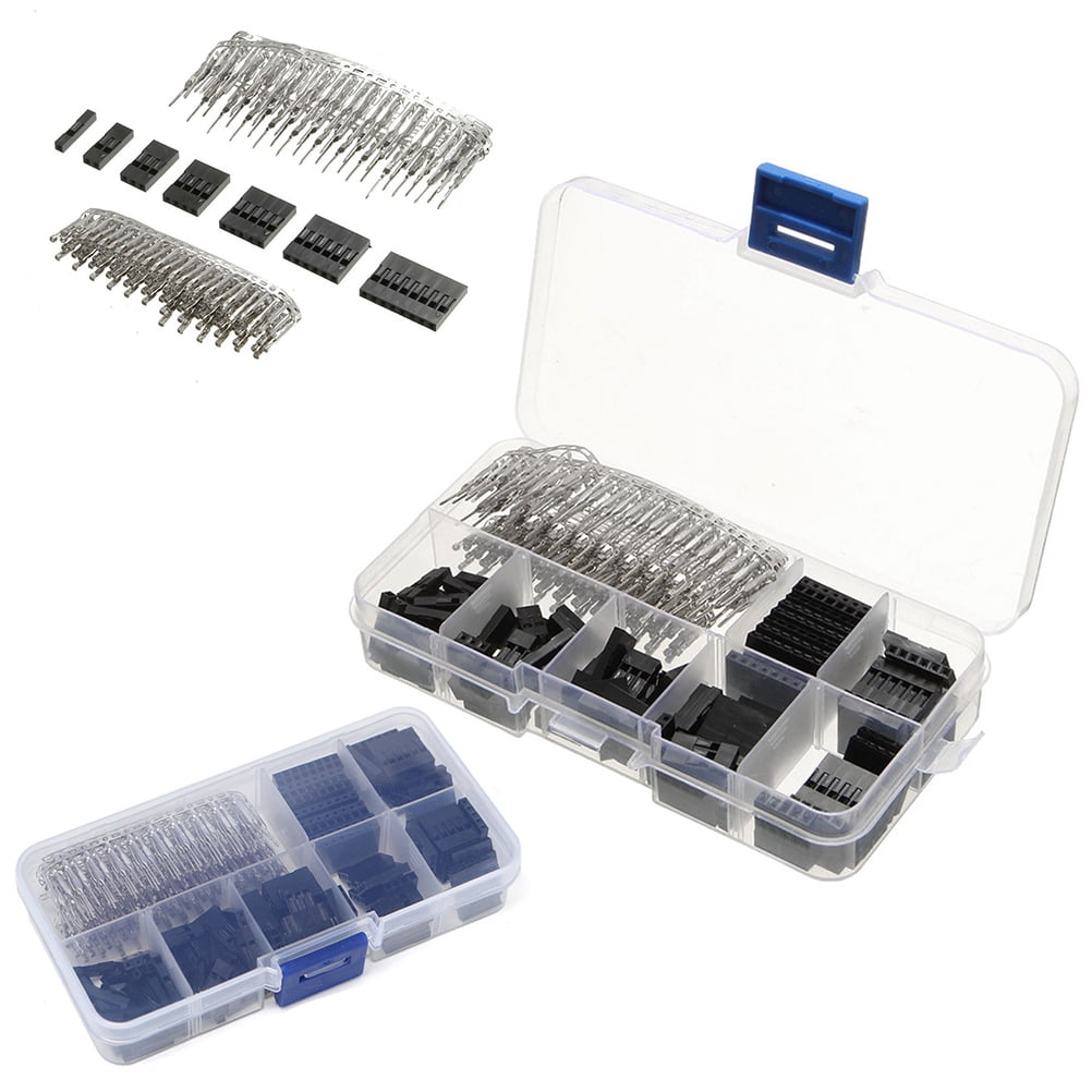 Sparsain 310Pcs 2.54mm Male/Female Jumper Wire Pin Header Connector Kit ...