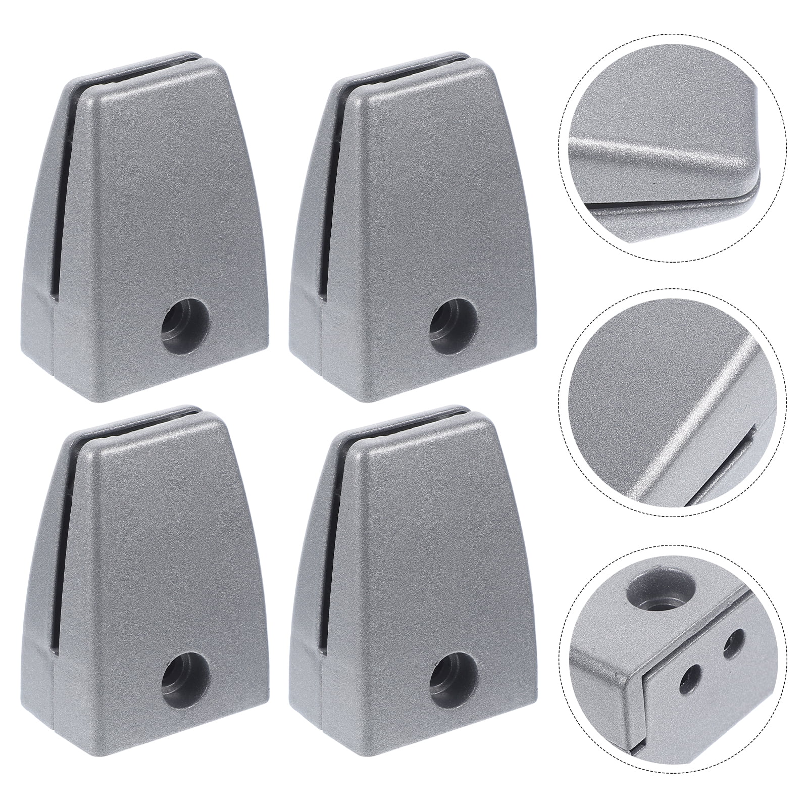 Sparsain 4 Pack Desk Divider Clamps for Office Privacy Screen, Useful ...