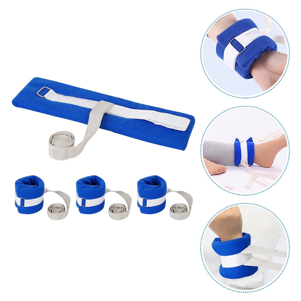 Sparsain 4 Pack Medical Straps for Patient , Hospital Wrist Straps ...