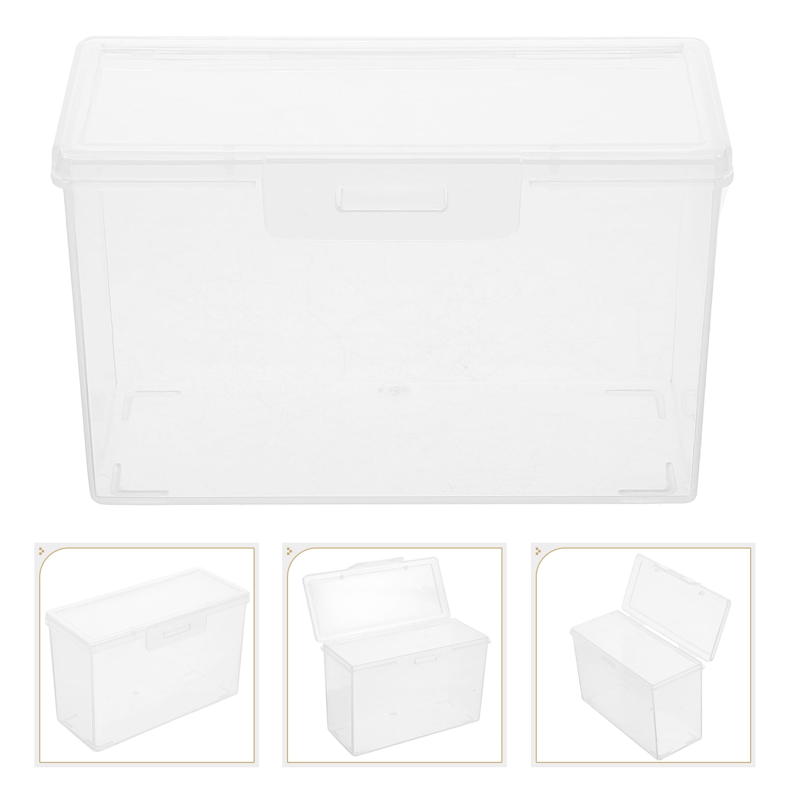 Sparsain 4 Pack Photo Storage Box, Greeting Card Storage Box, Storage ...