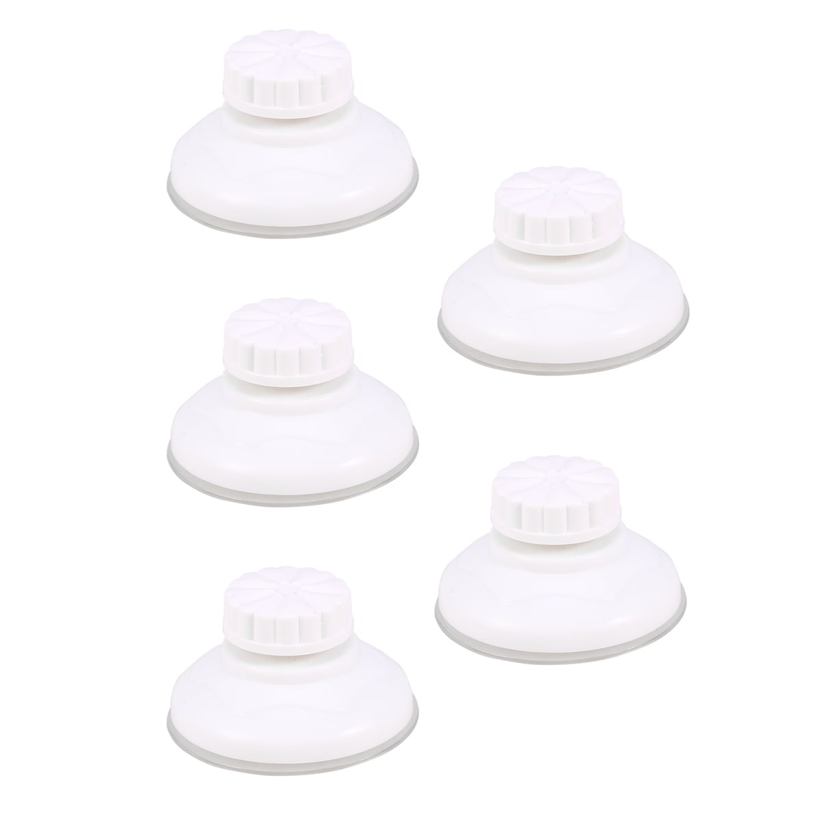Sparsain 5 Pack 2.4" PVC Rotating Suction Cups with Screw Rod for Bath ...