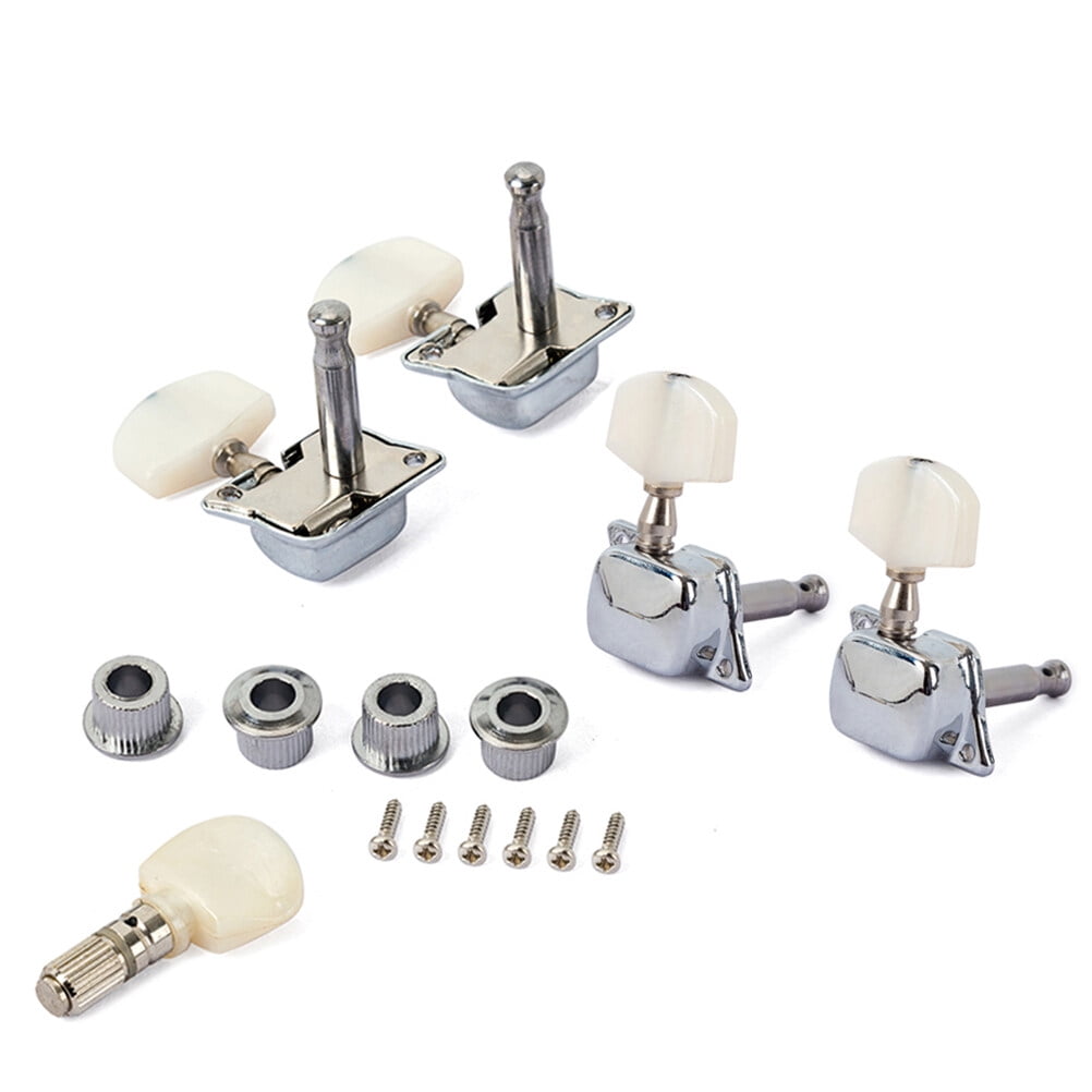Sparsain 5Pcs Banjo Tuning Keys Semi-Closed Machine with 4 Rings for ...