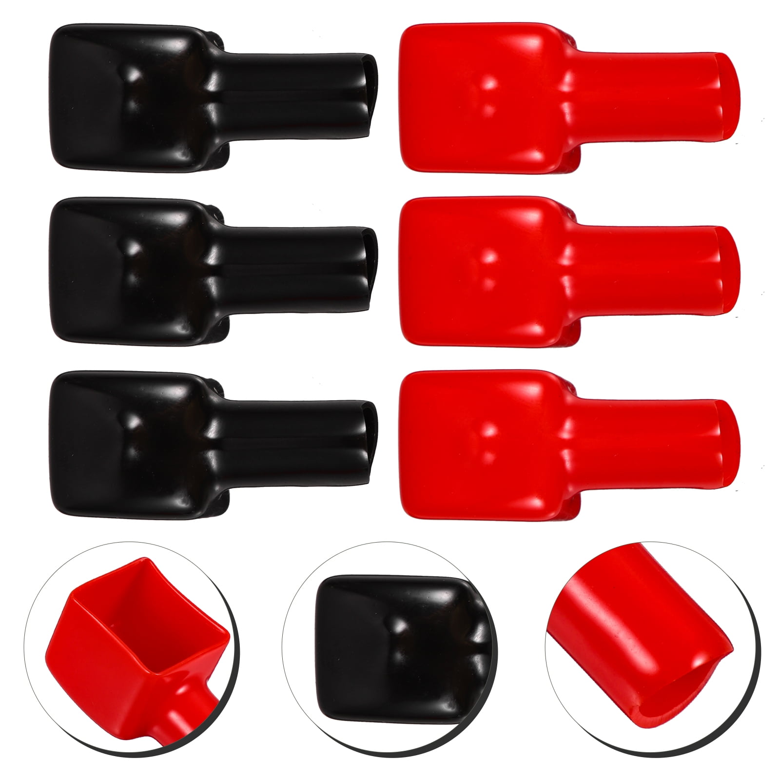 Sparsain 6 Pack Battery Terminal Protectors, Negative and Positive ...
