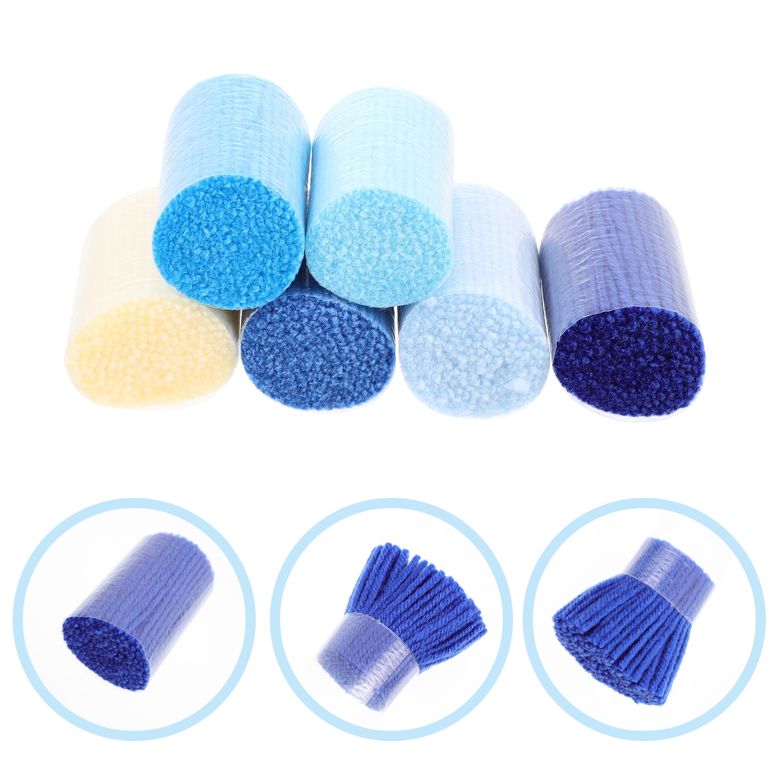 Sparsain 6 Pack Rug Hooking Yarn, Decorative Yarn for Rug Embroidery ...