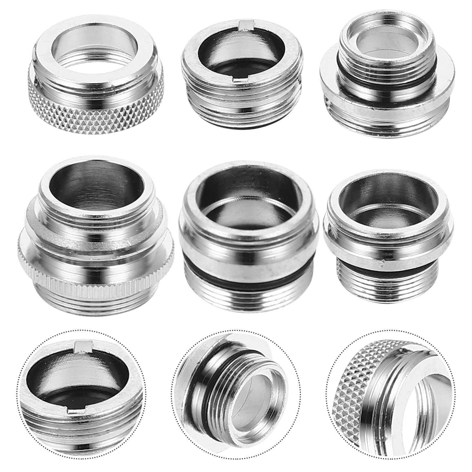 Sparsain 6pcs Faucet to Hose Adapter, Sink Hose Attachment, Washer Sink ...