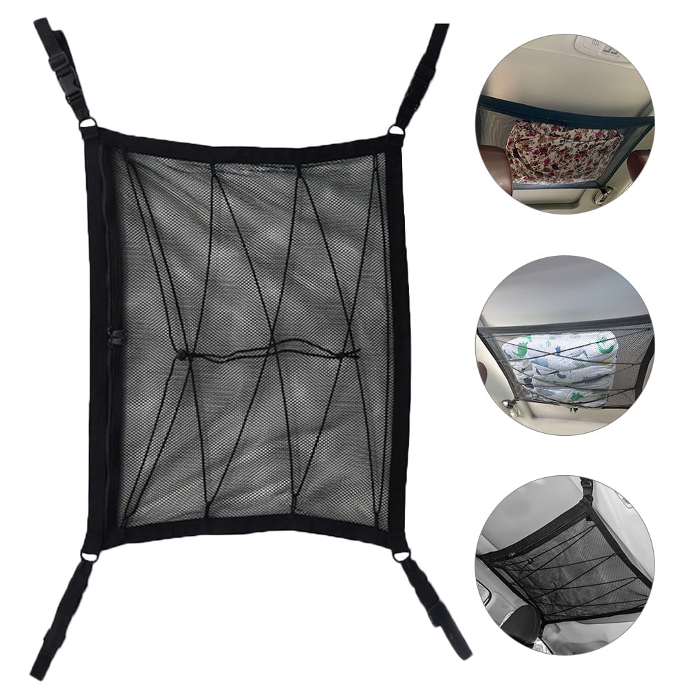Sparsain Car Roof Storage Net, Double Layer Mesh Pocket for SUV, Long ...
