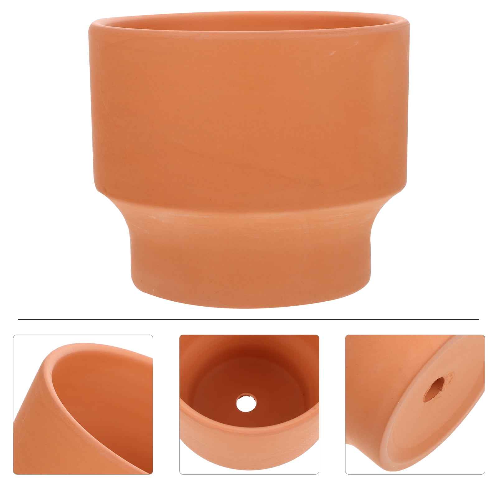 Sparsain Ceramic Flower Pot for Plants, Flower Pot, Breathable Plant ...