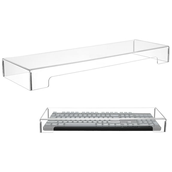 Sparsain Clear Acrylic Keyboard Cover Dustproof Keyboard Protector ...