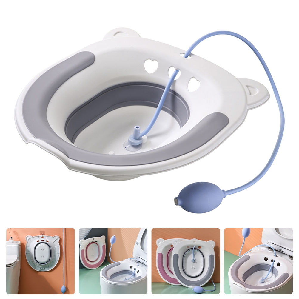 Sparsain Foldable Sitz Bath for Pregnant Women, Buttock Bath Basin ...