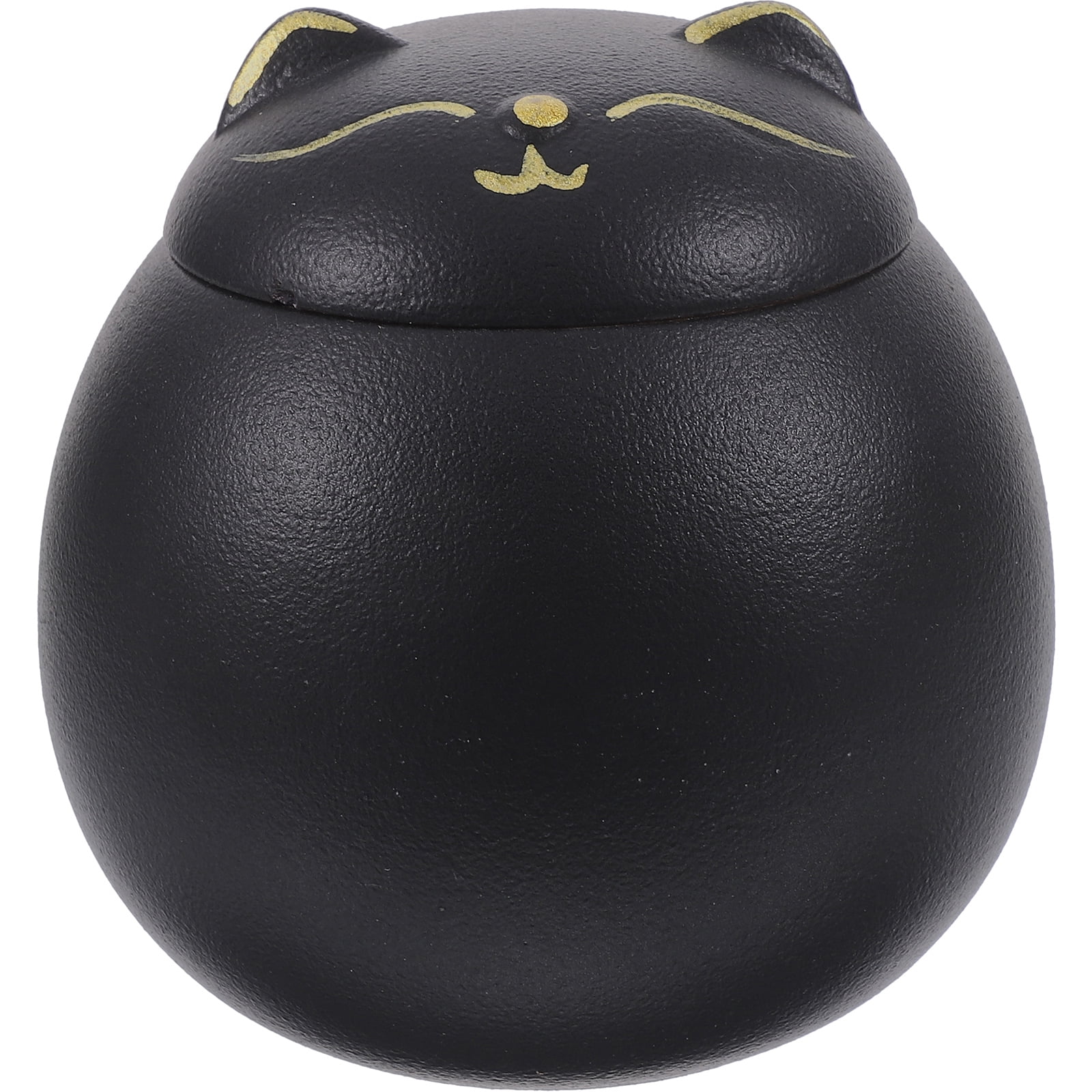 Sparsain Lucky Cat Tea Box, Ceramic Canister, Mini Cute Cat, Small Tea ...