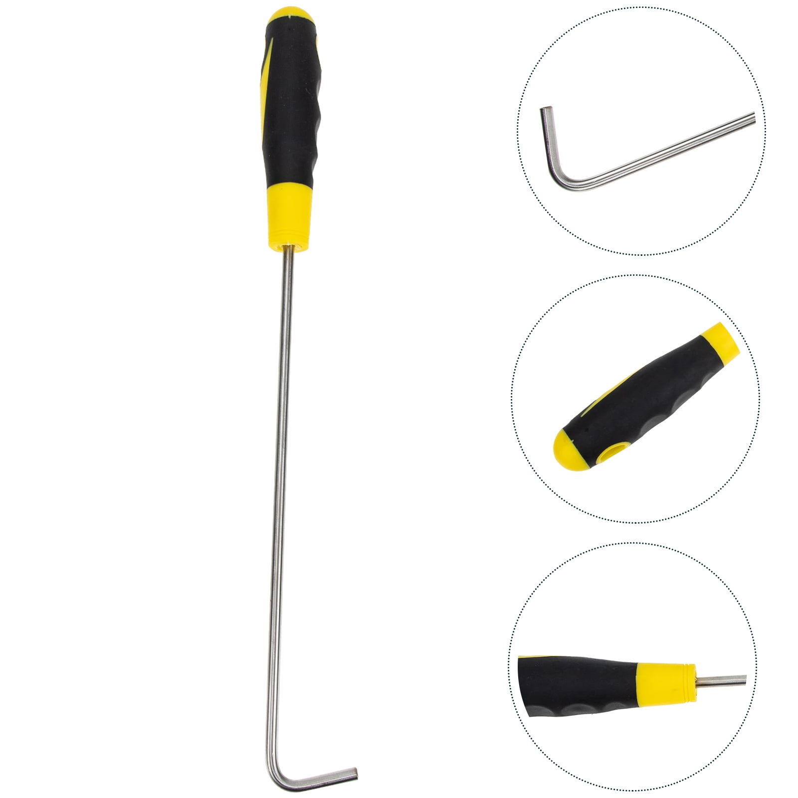 Sparsain Manhole Cover Hook Rubber Handle Manhole Cover Lifter Sliding ...