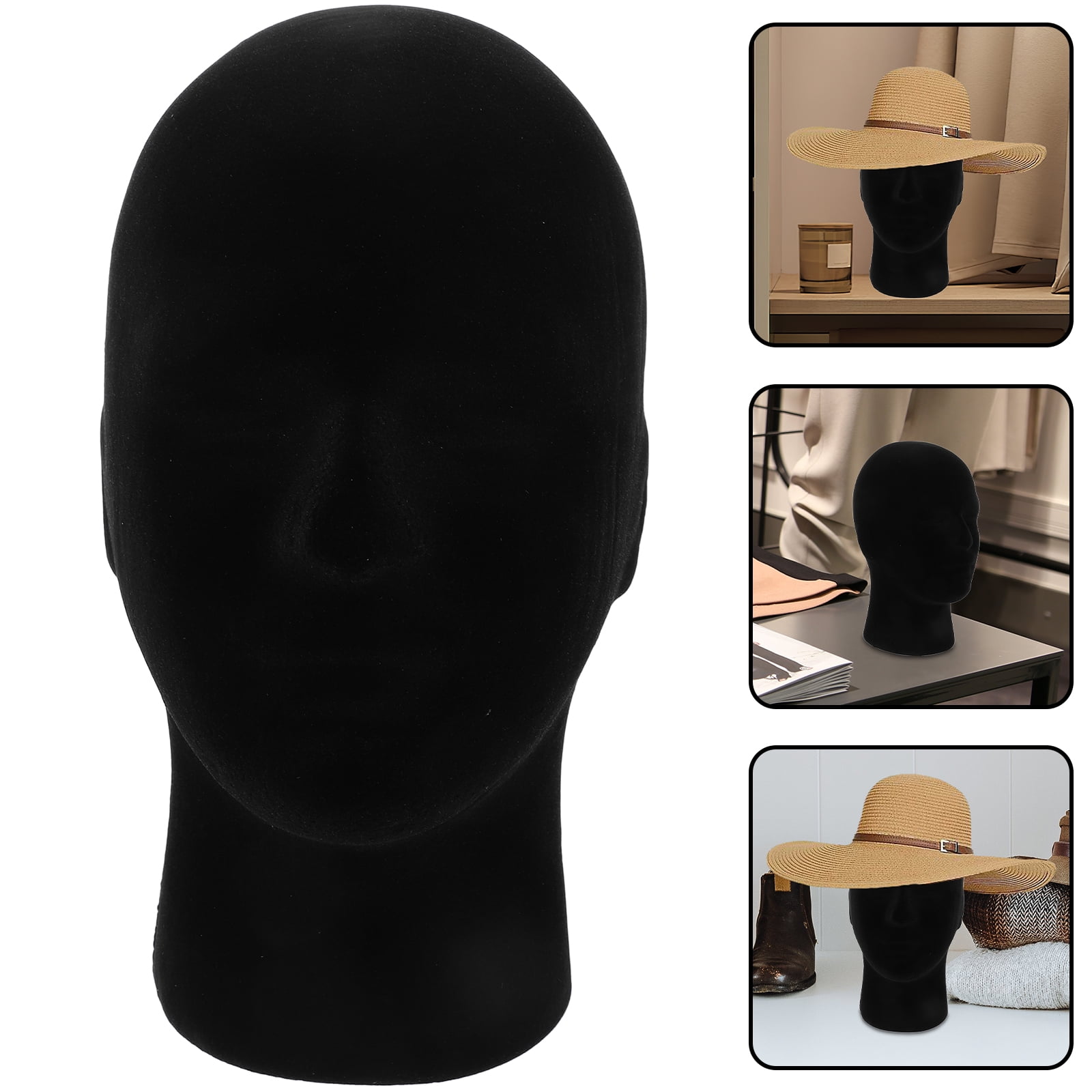 Sparsain Mannequin Hat Stand Desk Hat Holder Mannequin Hat Stand Cap ...