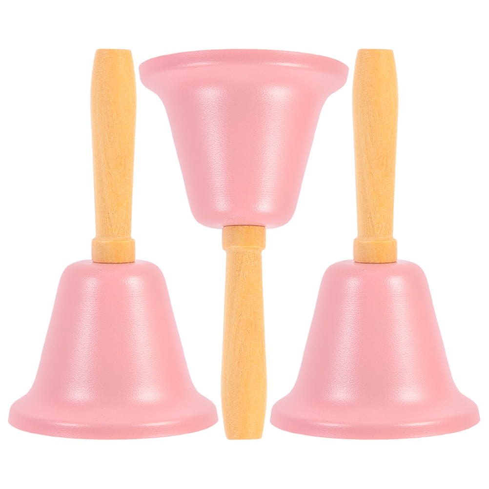 Sparsain Metal Call Bell Classroom Bell (Pink) 3pcs - Walmart.com