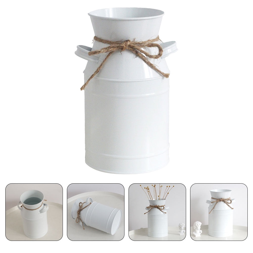 Sparsain Nordic Style Decorative Metal Flower Bucket Iron Flower Bucket ...