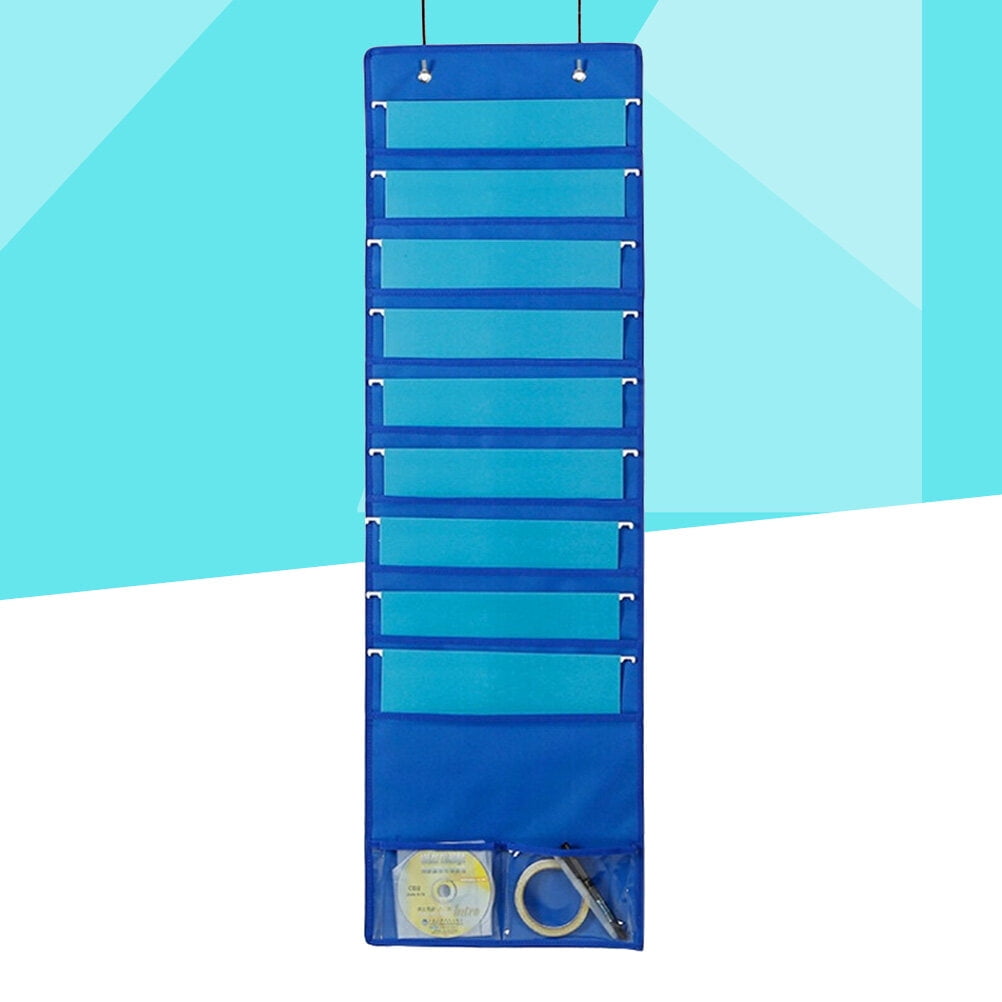 Sparsain Oxford Fabric Hanging File Organizer, Wall Mounted Document ...