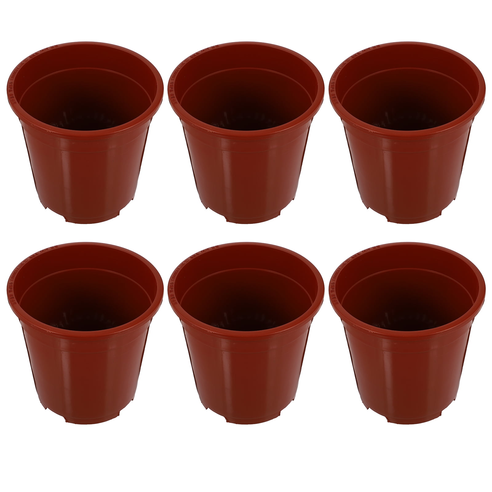 Sparsain Plastic Flower Pots for Root Control, 15 Pieces (150 (Diameter ...