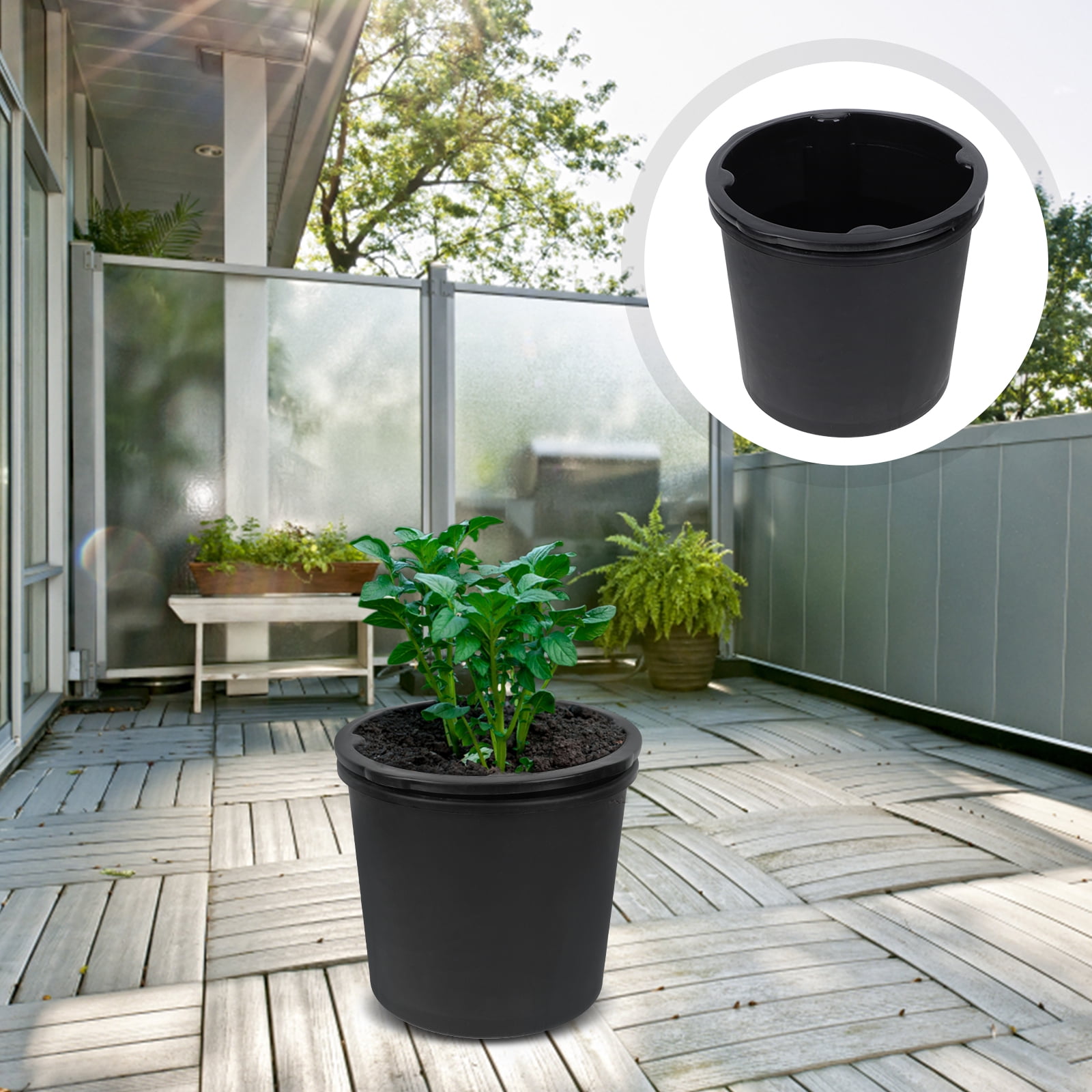 Sparsain Practical Potato Planting Bin Peanut Planting Bucket Plant ...
