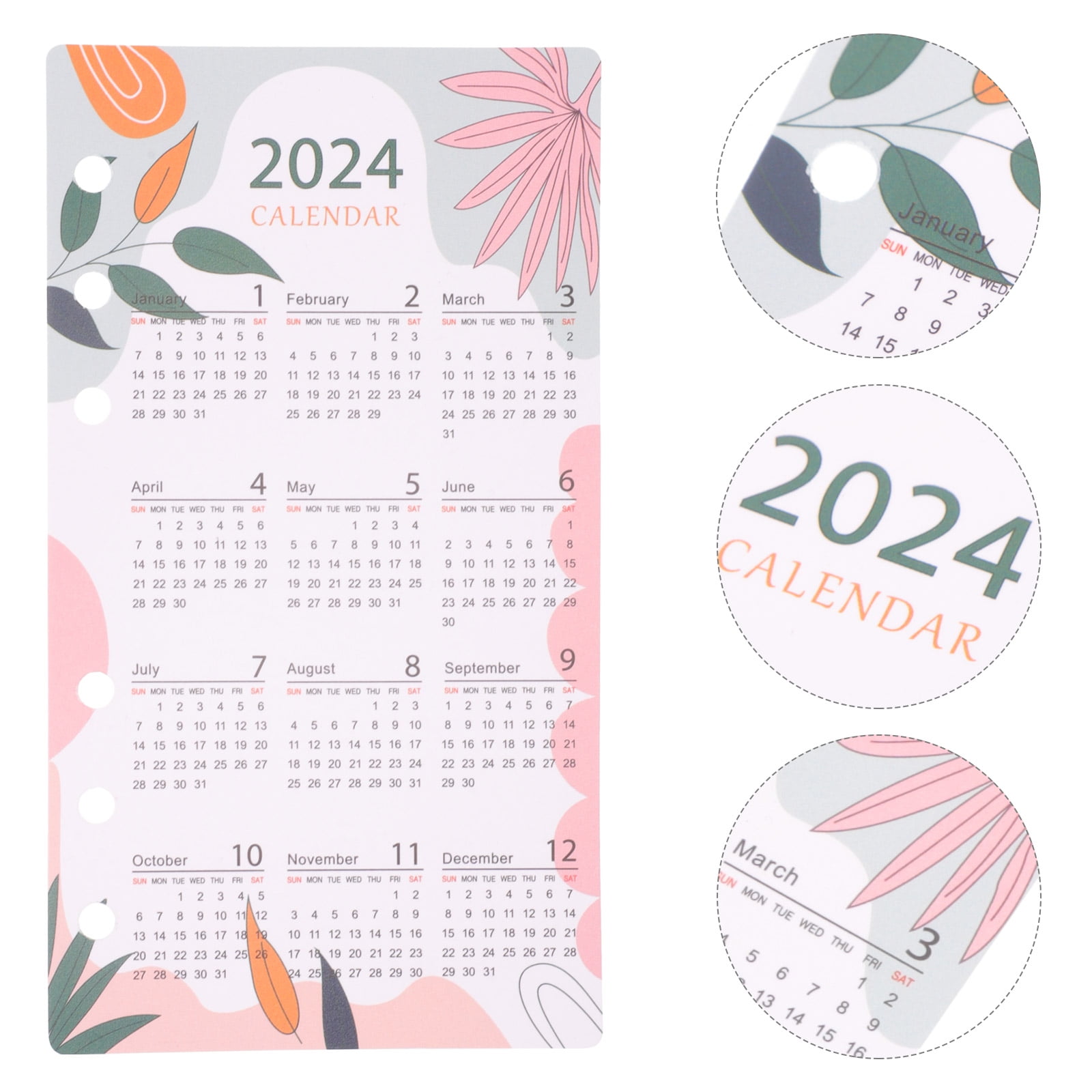 Sparsain Professional Calendar Binder, Practical Notebook Divider ...