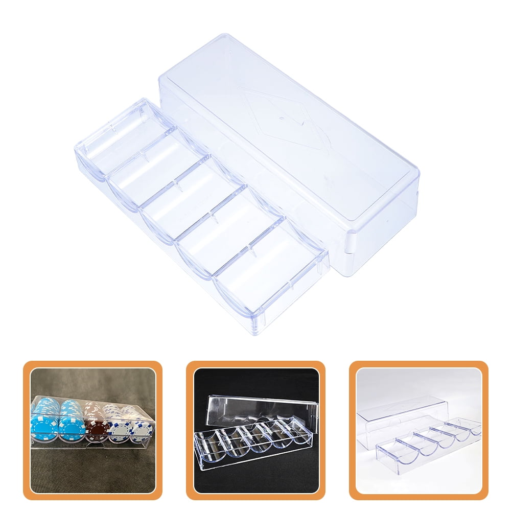 Sparsain Professional Chip Case Multi-function Chip Box Practical Poker ...