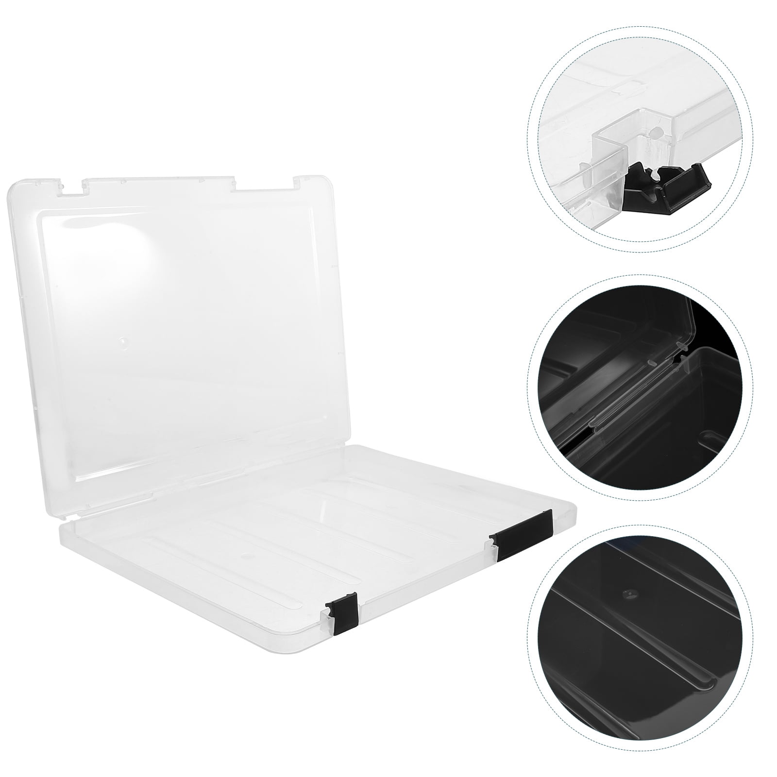 Sparsain Scrapbook Paper Storage Case, Portable Project Case, Plastic ...