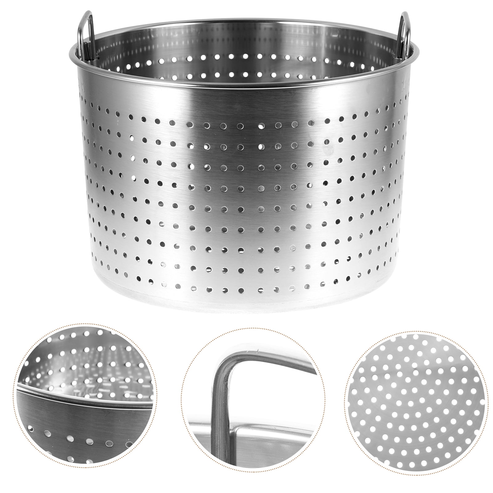 Sparsain Seafood Boiling Basket, Stockpot, Strainer Basket, Stainless ...