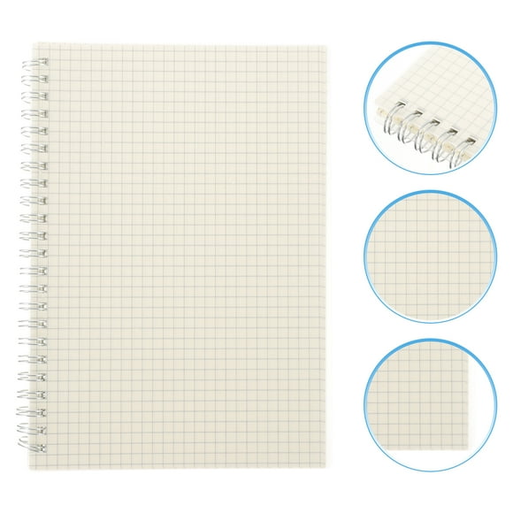 Graph Paper Spiral Notebook