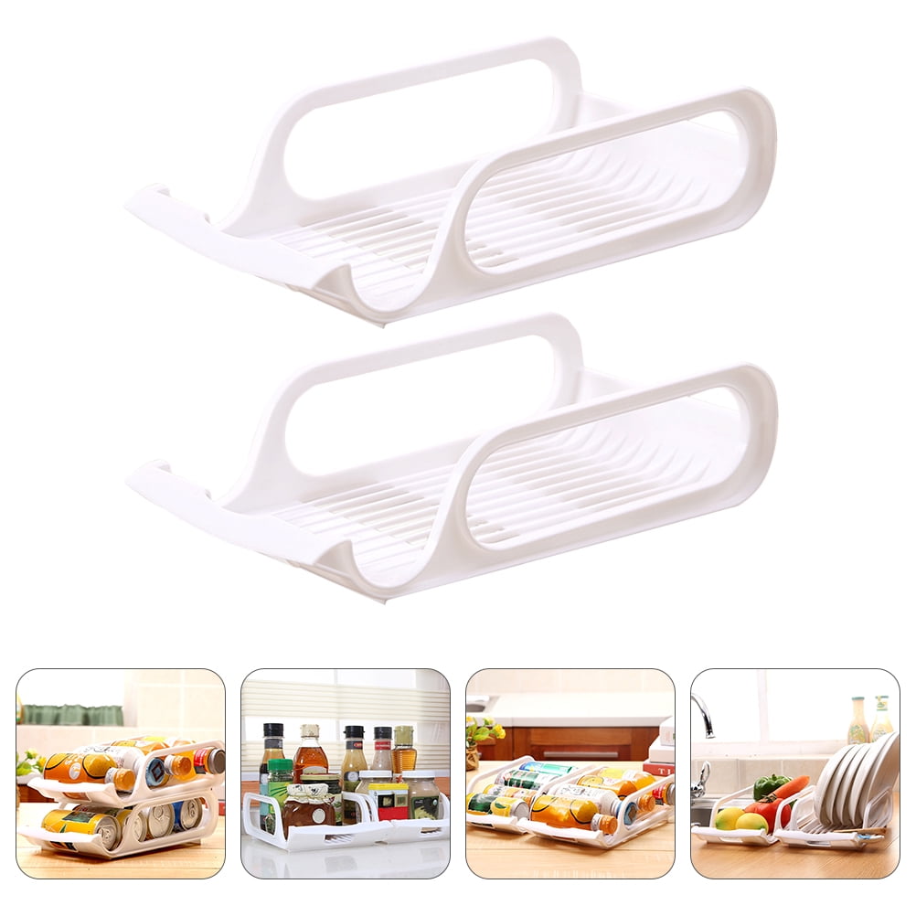 Sparsain Set of 2 refrigerator storage racks for drinks and vegetables ...
