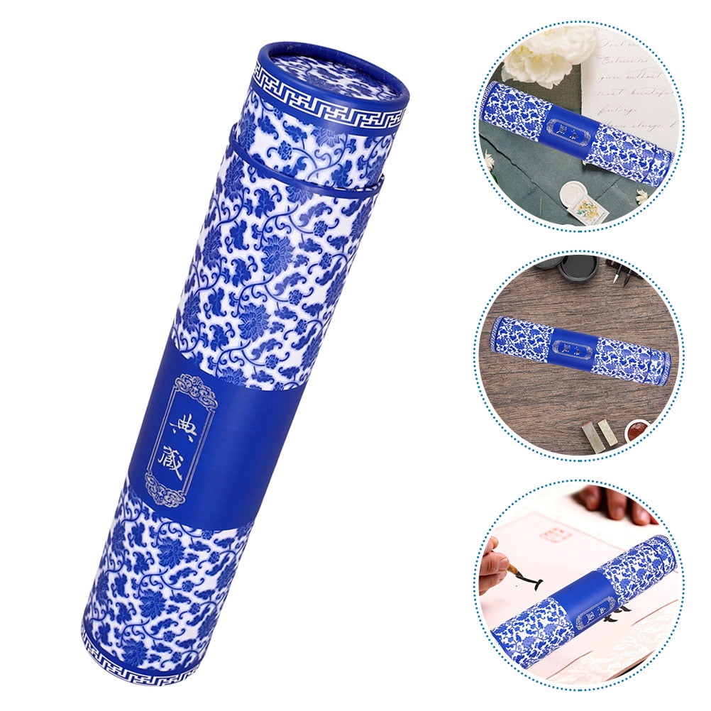 Sparsain Set of 2 telescopic tubes for storing artwork, plans, posters ...