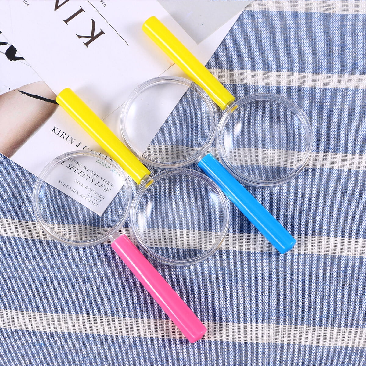 Sparsain Set of 4 plastic magnifying glasses for children (random ...
