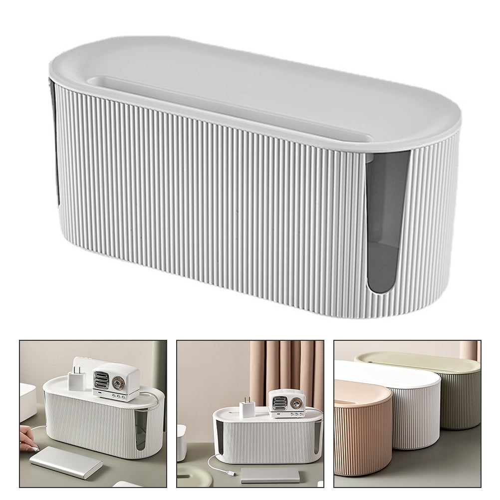 Sparsain Socket storage box, plastic cable box, cable organizer, cable ...