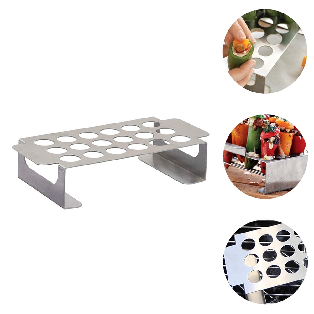 Sparsain Stainless Steel Jalapeno Pepper Cooking Rack with Support ...