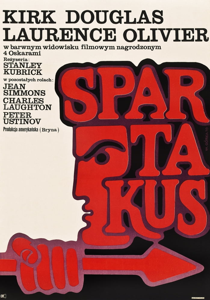Spartacus (Aka Spartakus) 1970 Polish Poster Art 1960. Movie Poster ...