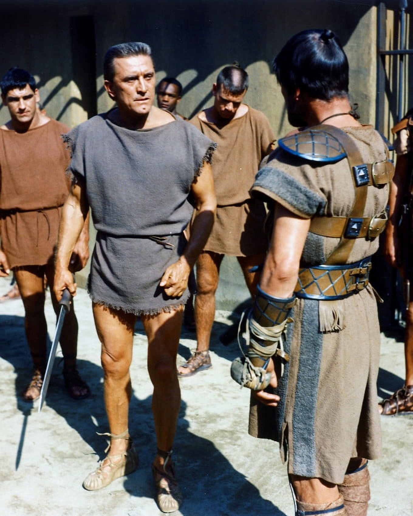 Spartacus Featuring Kirk Douglas Full Length With Sword 24X36 Classic ...