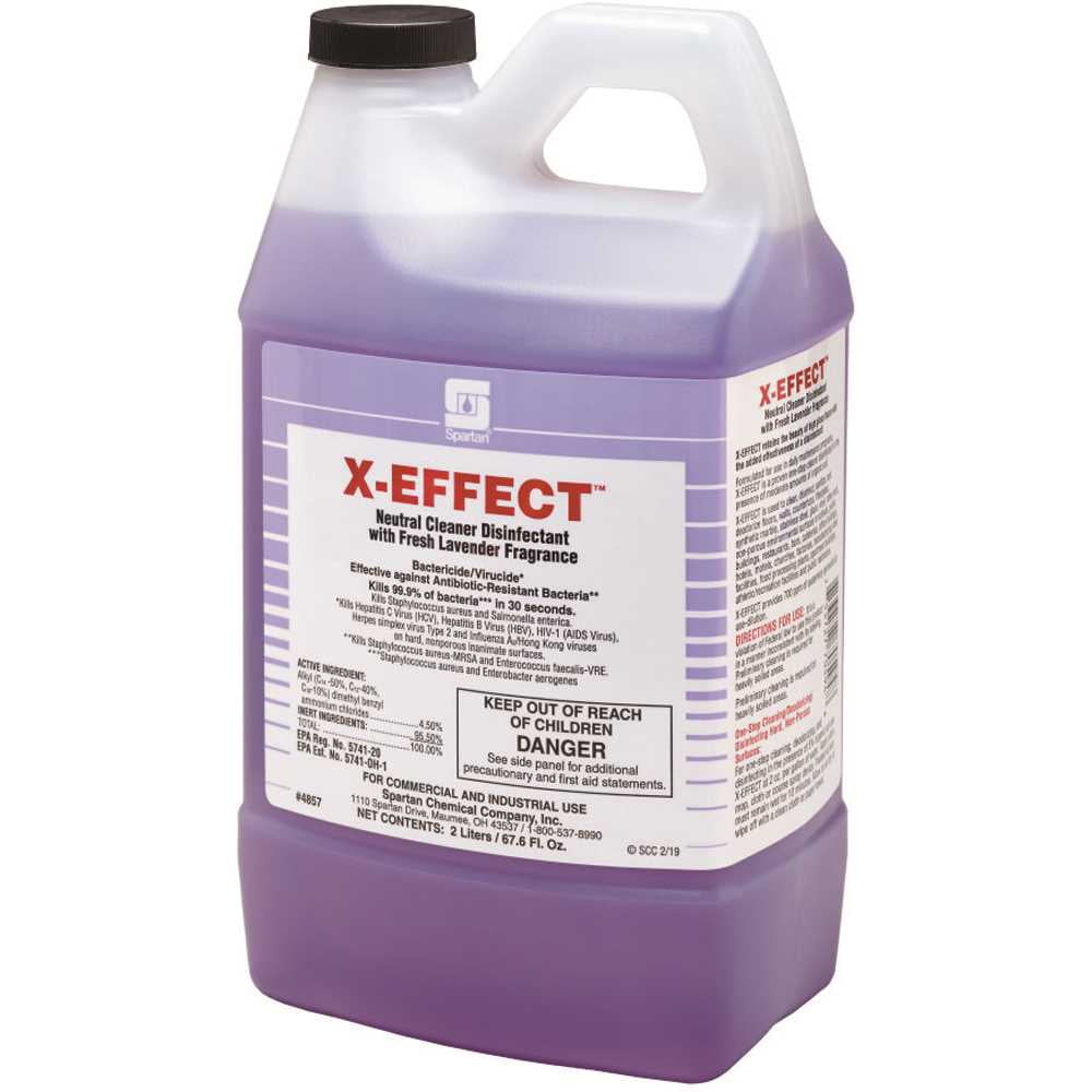 Spartan 485702 X-Effect 2 Liter Fresh Lavender Scent 1-Step Cleaner ...