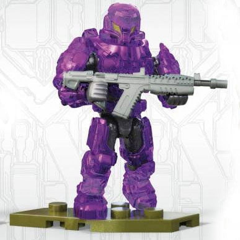 Spartan Aster H2 (Purple, Gummy) - Mega Construx HALO Micro Figure ...