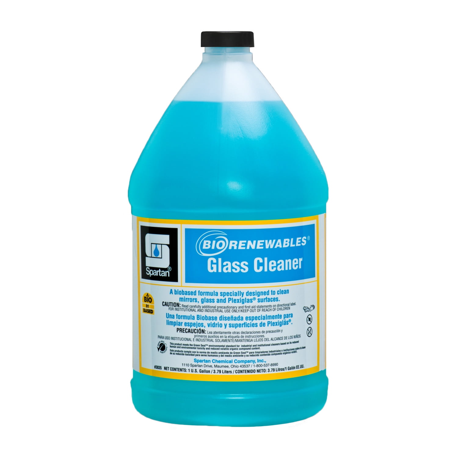 Spartan BioRenewables Glass Cleaner - Gal. , 4/cs - Walmart.com