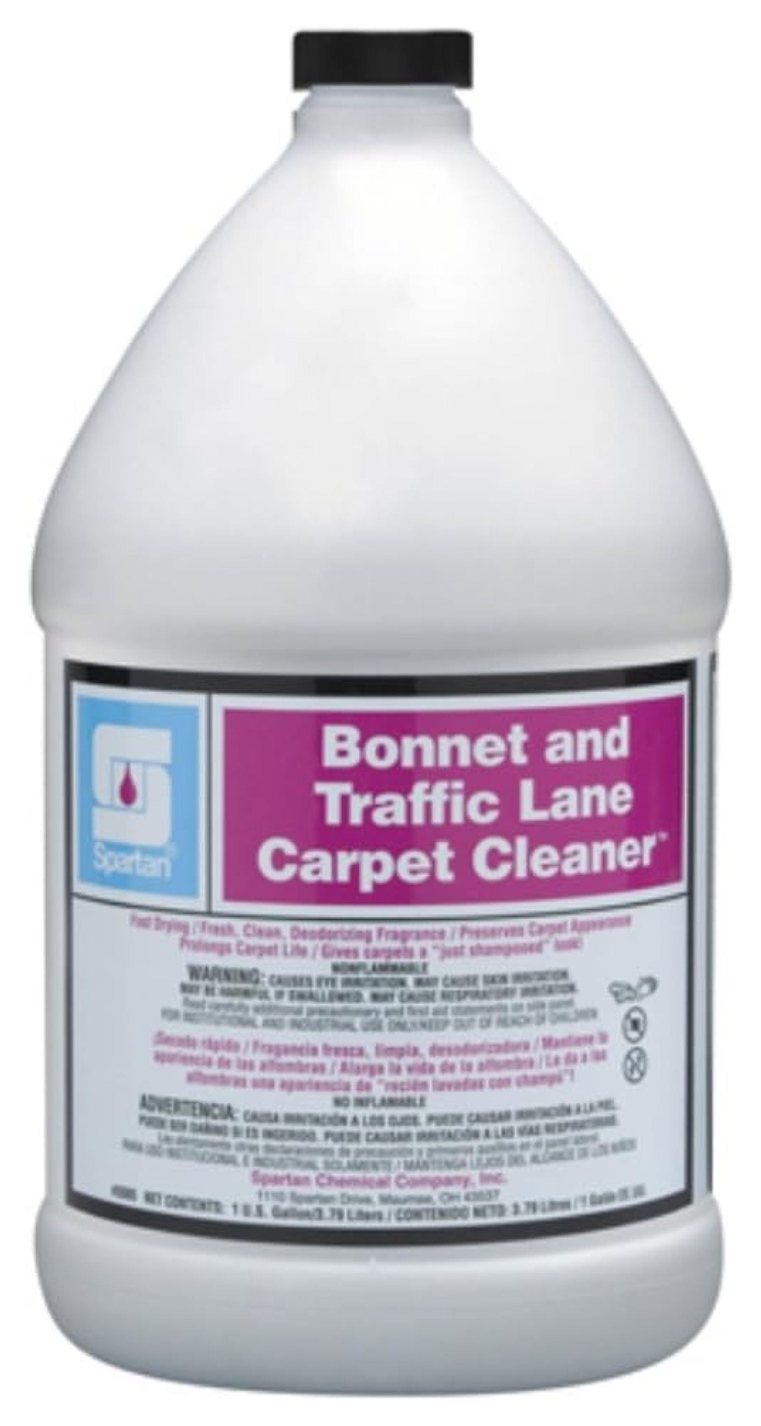 Spartan Bonnet Lane/Traffic Carpet Cleaner, 4 Gallons Per Case ...