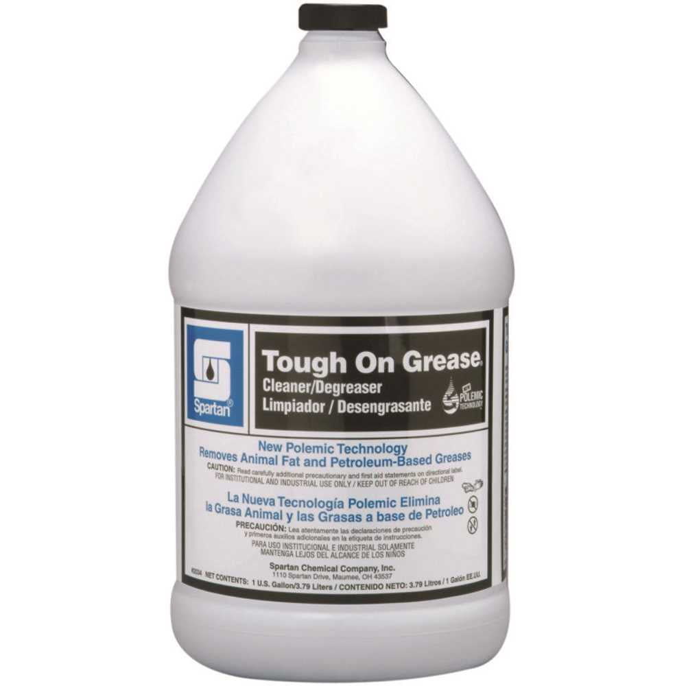 Spartan Chemical 203404 Tough on Grease 1 Gallon Industrial Degreaser ...