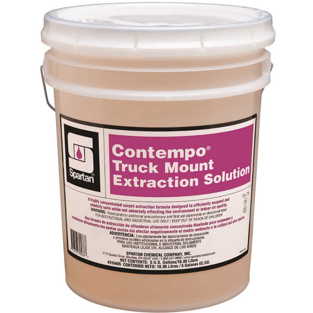 Spartan Chemical 316405 5 gal Contempo Truck Mount Extraction Solution ...