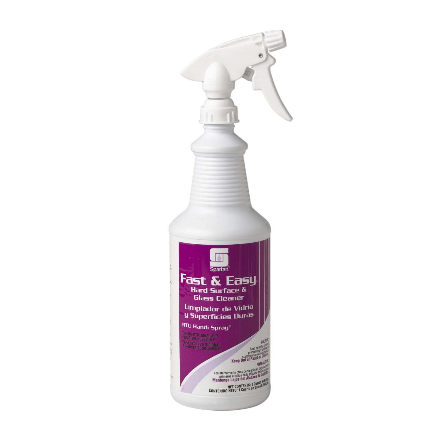 Spartan RTU Fast and Easy Glass Hard Surface Cleaner 32 oz Bottle 12 ...