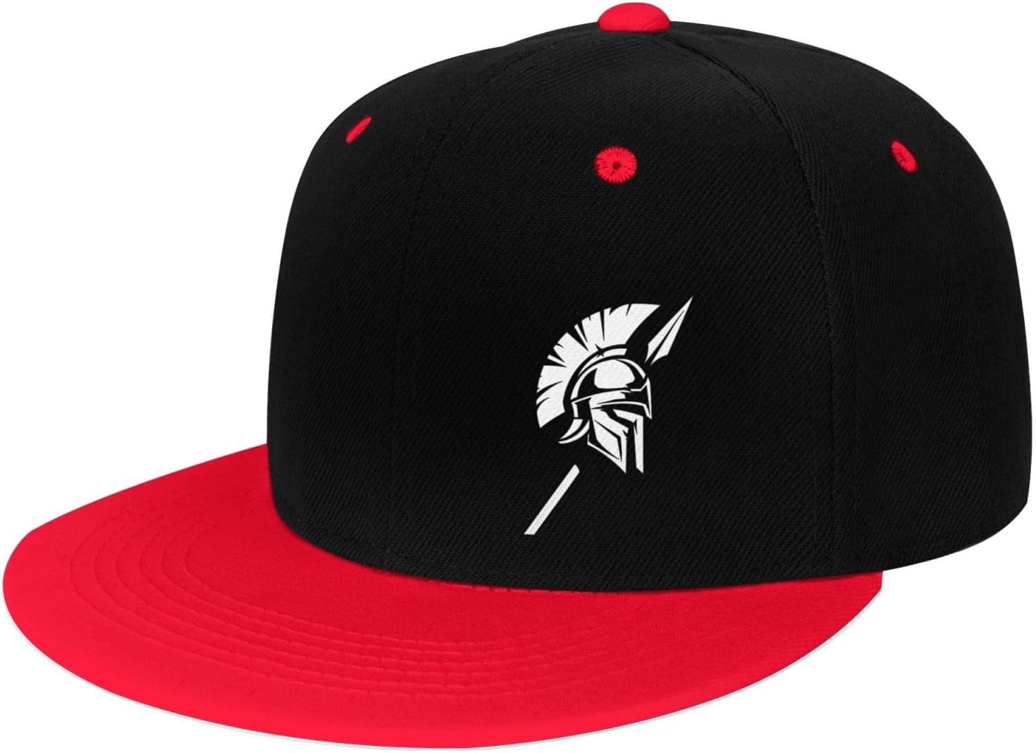 Spartan Flat Bill Hats Contrast Hip Hop Baseball Cap Unisex Snapback ...
