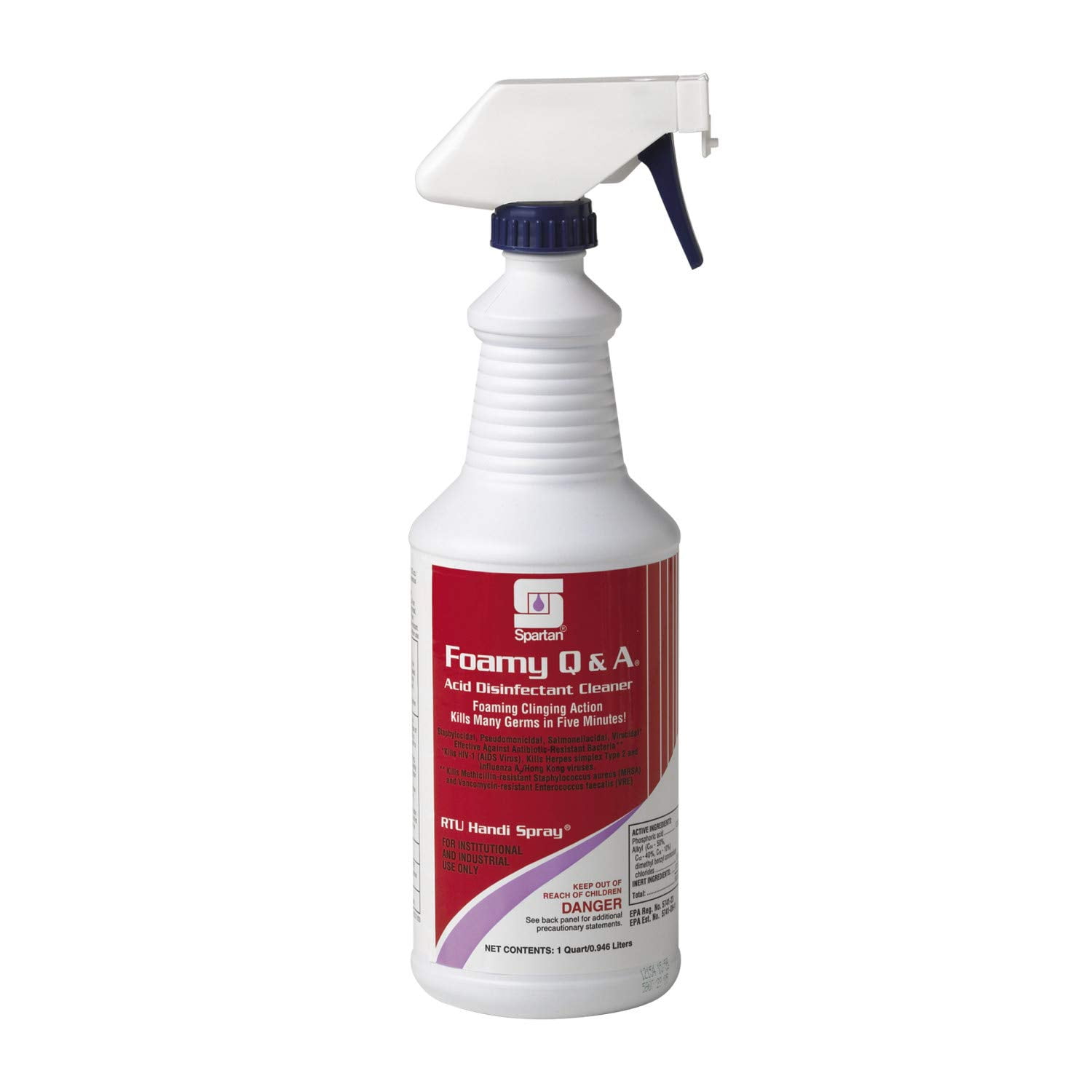 Spartan Foamy Q & A RTU Handi Spray - Qt, 12/cs - Walmart.com