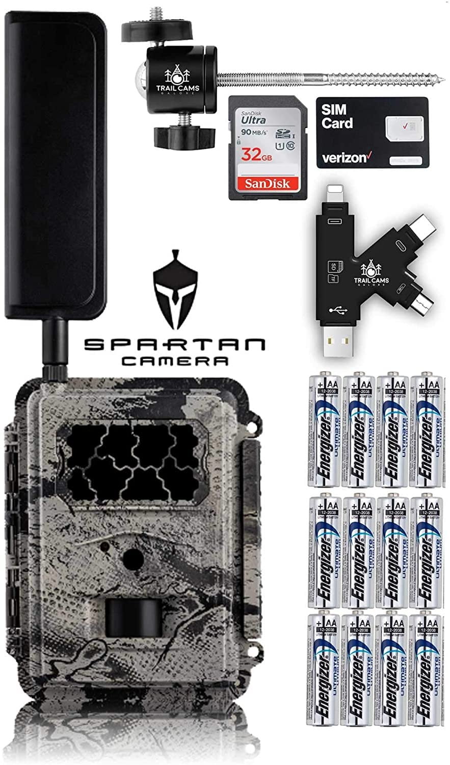 Spartan GoCam Verizon 4G LTE Wireless Trail Camera with Batteries, SD ...