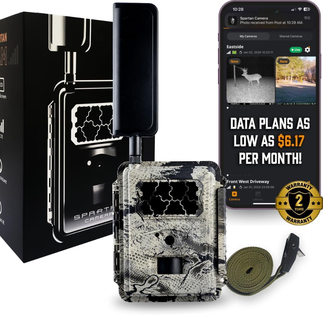 Spartan Gocam 4G LTE Trail Camera, Free Roaming in US, Remotely Update ...