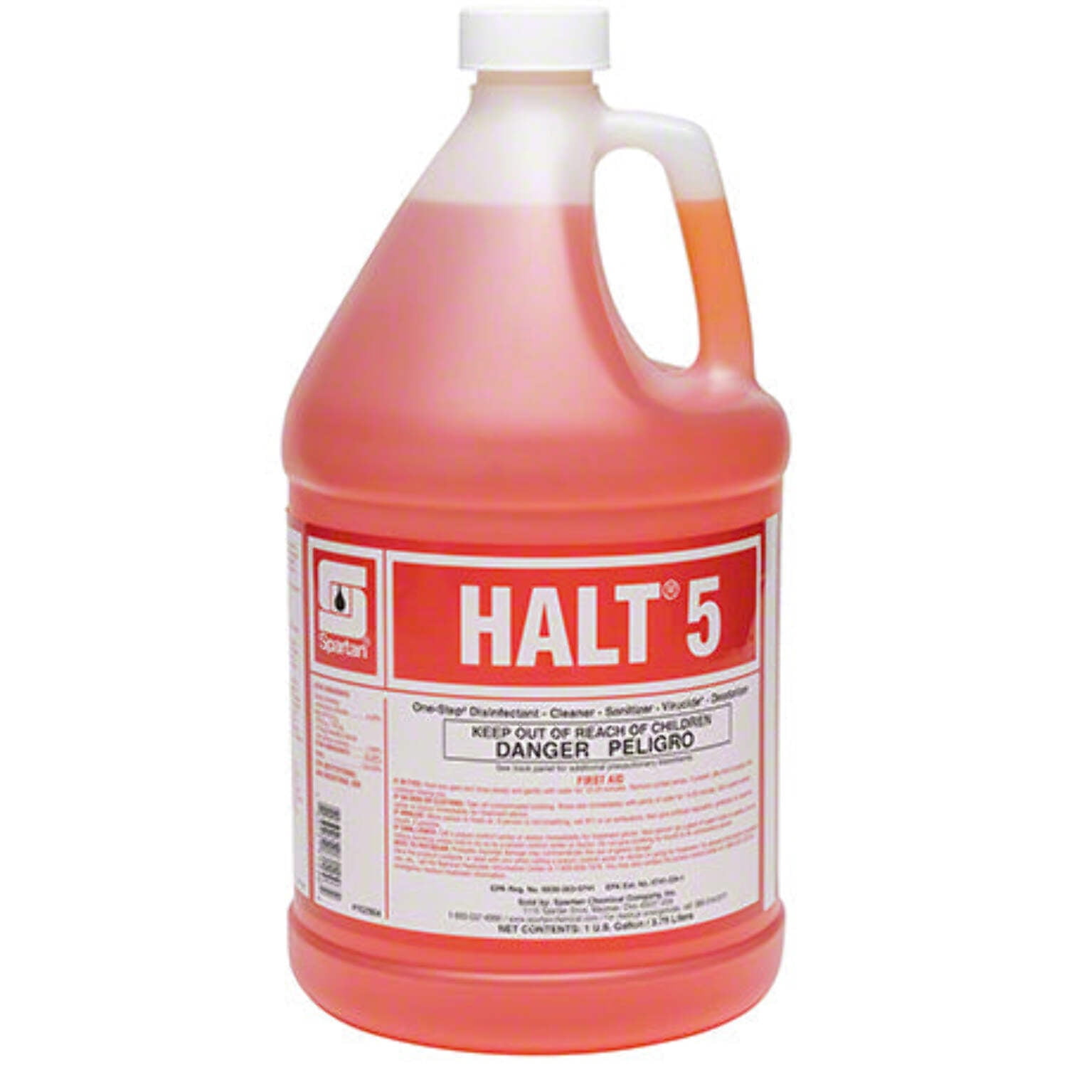 Spartan Halt 5 Hospital Grade One-Step Cleaner, 4 Gal/Case - Walmart.com