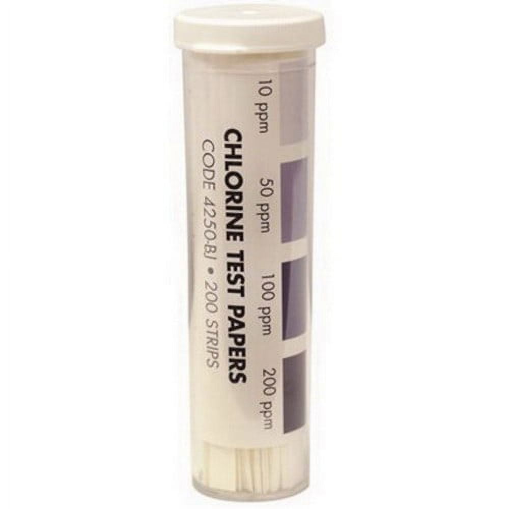 Spartan Hydrion Micro Chlorine Test Strip, 10 - 200 ppm | 1 Each ...