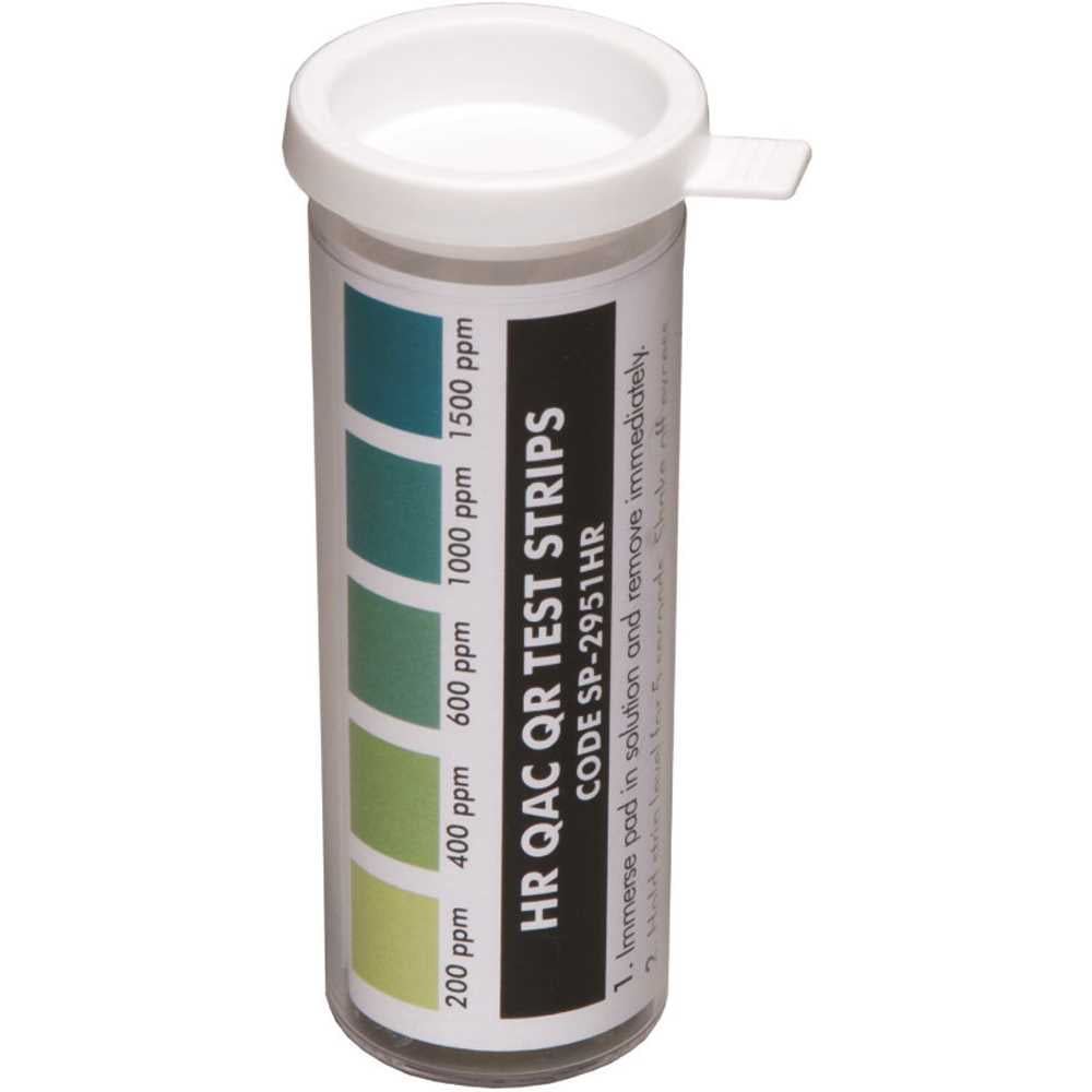 Spartan Hydrion Quat Chek 1000 Test Strip, 200 - 1500 ppm | 1 Each ...