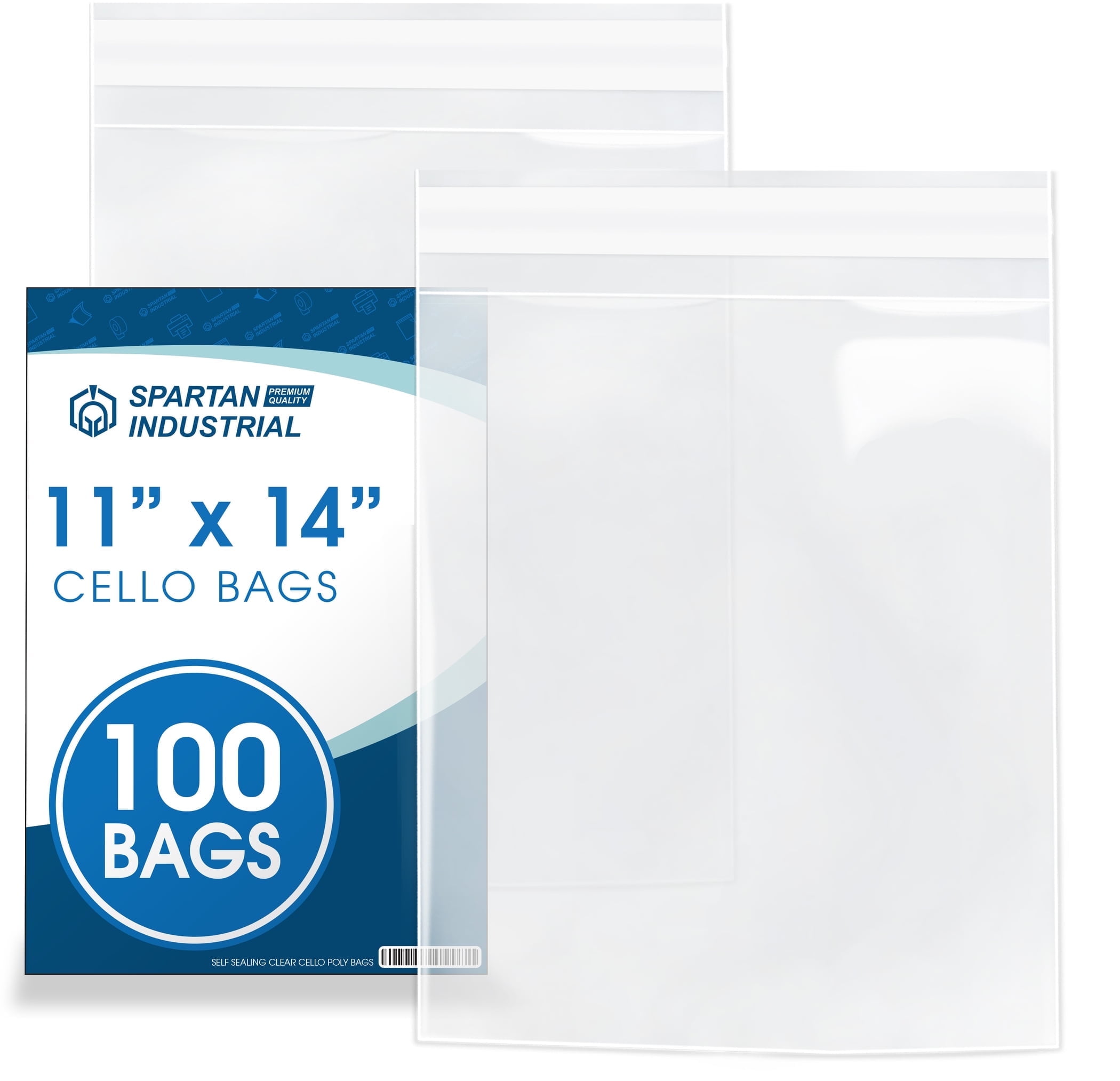 "Spartan Industrial - 10"" X 13"" Self Seal Poly Bags, 1000 Count ...